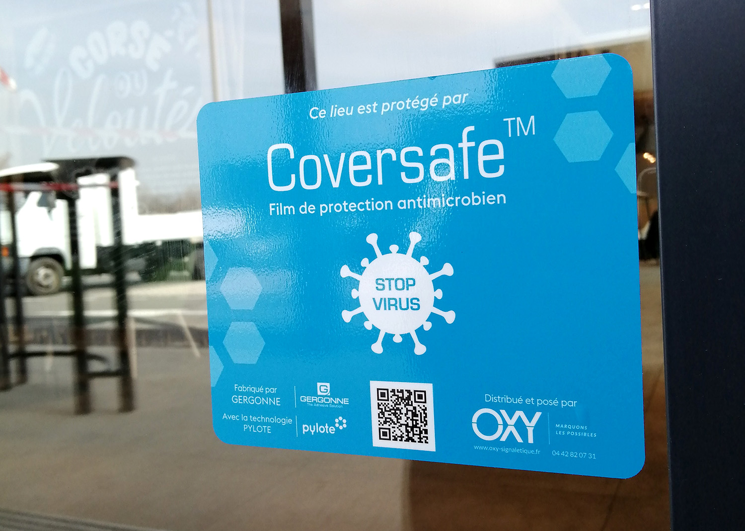 COVERSAFE Anti-Viral and Anti-Bacterial Film | Oxysign